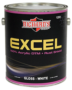 EXCEL Waterborne DTM Acrylic Enamels - Richard's Paint