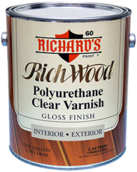60 Rich Wood Polyurethane Varnish - Richard's Paint